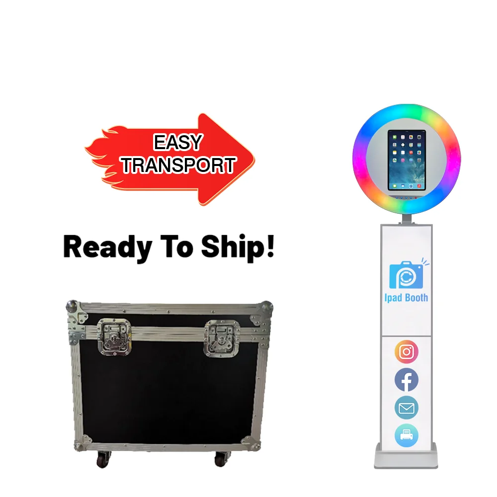 Portable iPad Photo Booth Roamer Machine For iPad 10.2'' 10.5'' 10.9 ...