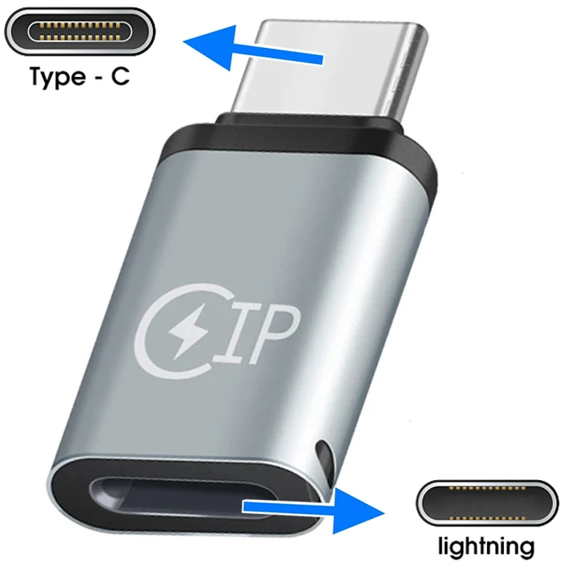 Lightning-Female-To-Type-C-Male-Cable-Adapter-5V-2-1A-for-Iphone-14-USB ...