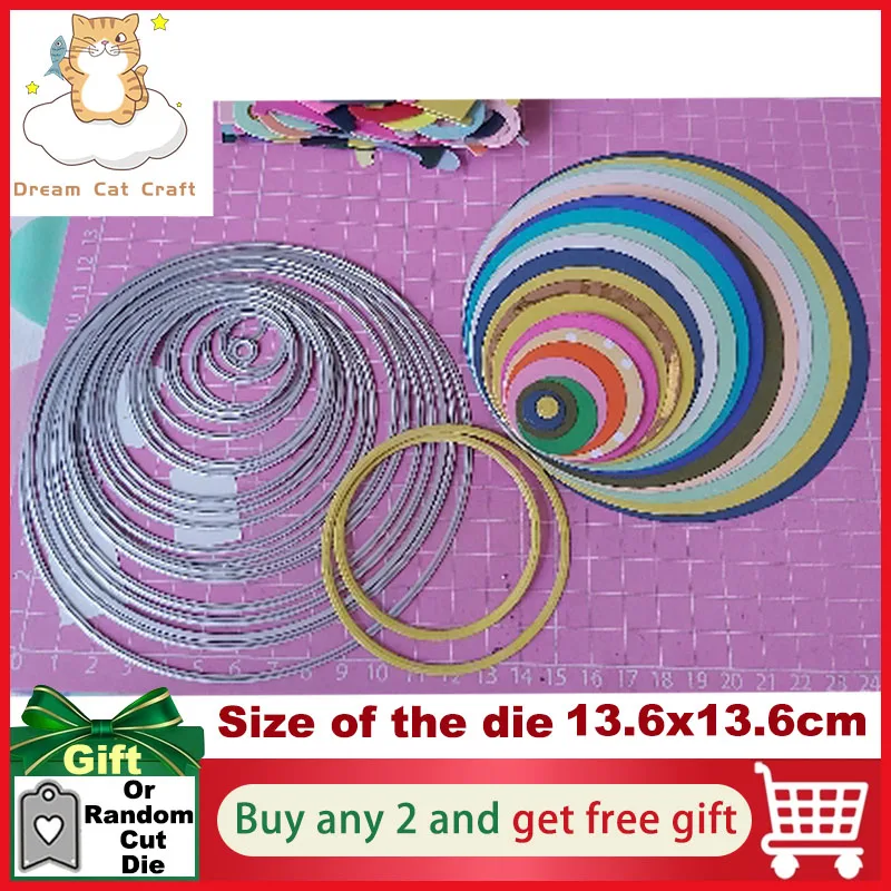 New-Layer-Nesting-Circle-Frames-Metal-Cutting-Dies-for-2024-Stencils-for-DIY-Scrapbooking ...