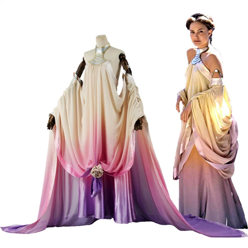 Disfraz de Cosplay Padme Amidala para mujer, vestido de Naberrie ...