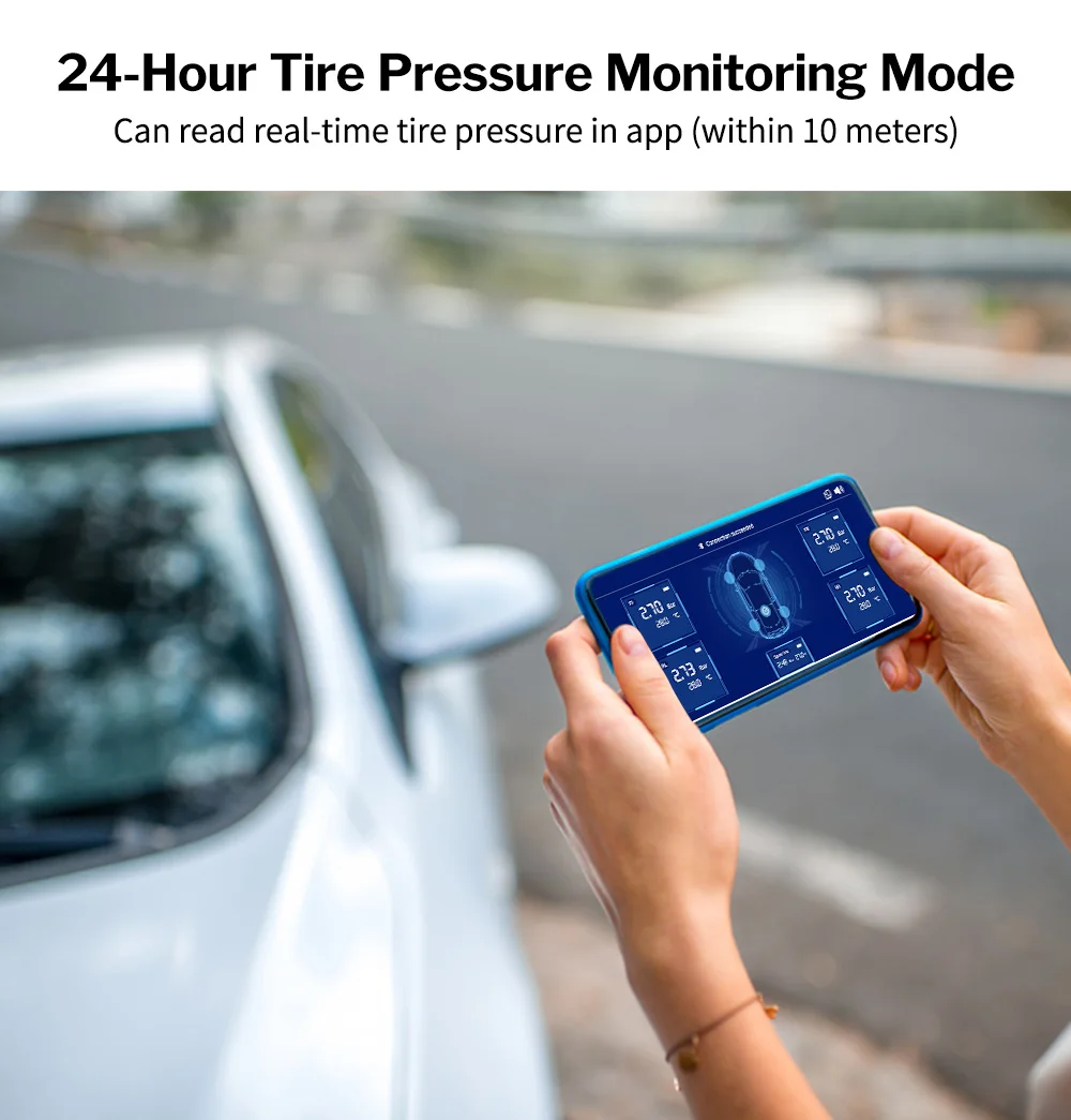 Car Tpms Android Ios Tire Pressure Monitoring System Ettagadgets