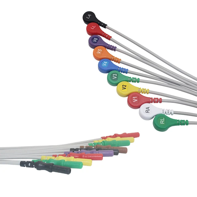 Snap-Cable-ECG-7-Lead-Holter-Cable-ECG-con-AHA-IEC-Clip-snap-leadwire ...