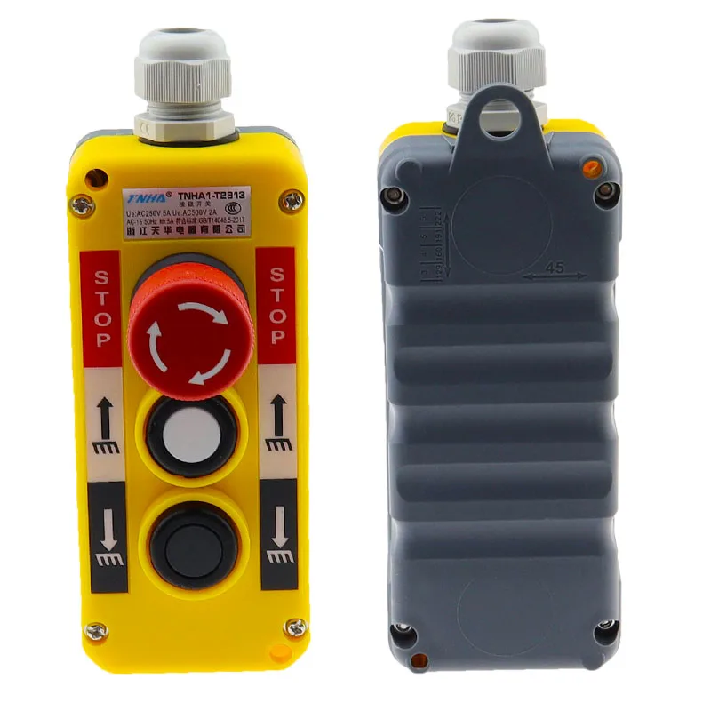 Waterproof-Industrial-Push-Button-Switch-Emergency-Stop-Switch-for ...