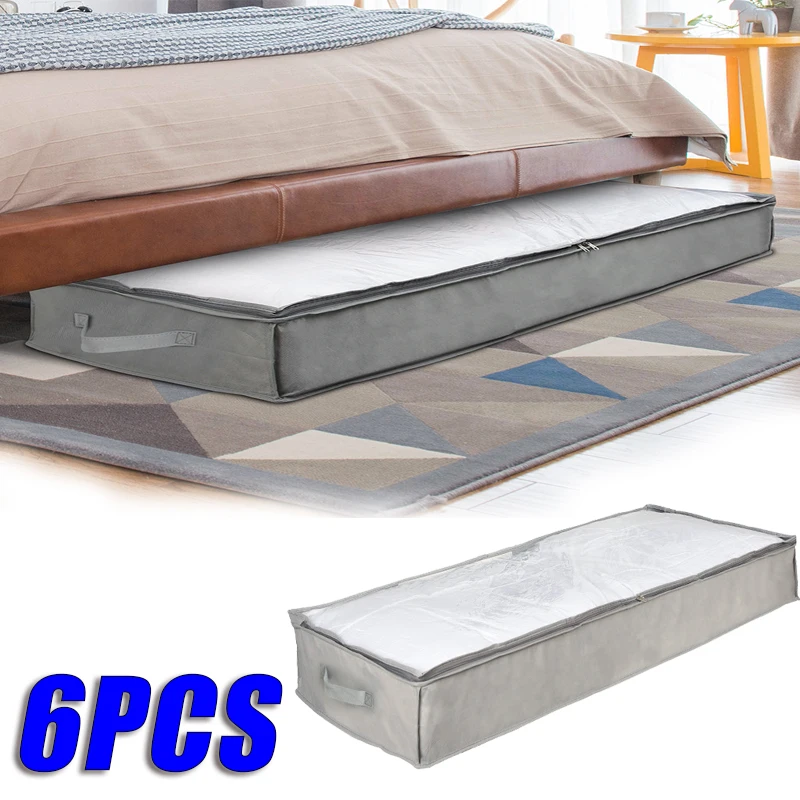 6PCS-Quilt-Storage-Bag-Large-Capacity-Quilt-Storage-Box-Foldable ...