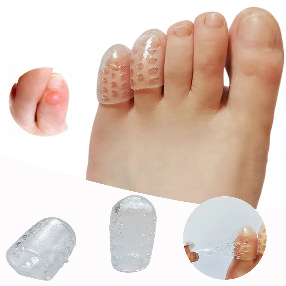 10pcs Silicone Toe Caps Protector Anti Friction Soft Breathable Foot ...