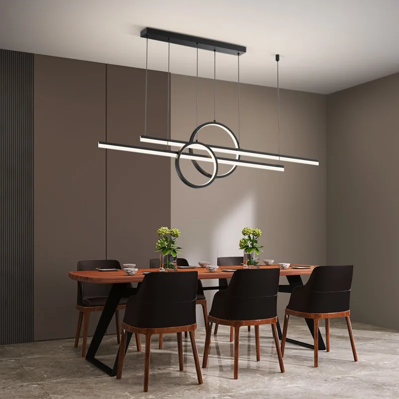 Candelabro Led minimalista moderno regulable para mesa de centro cocina ...