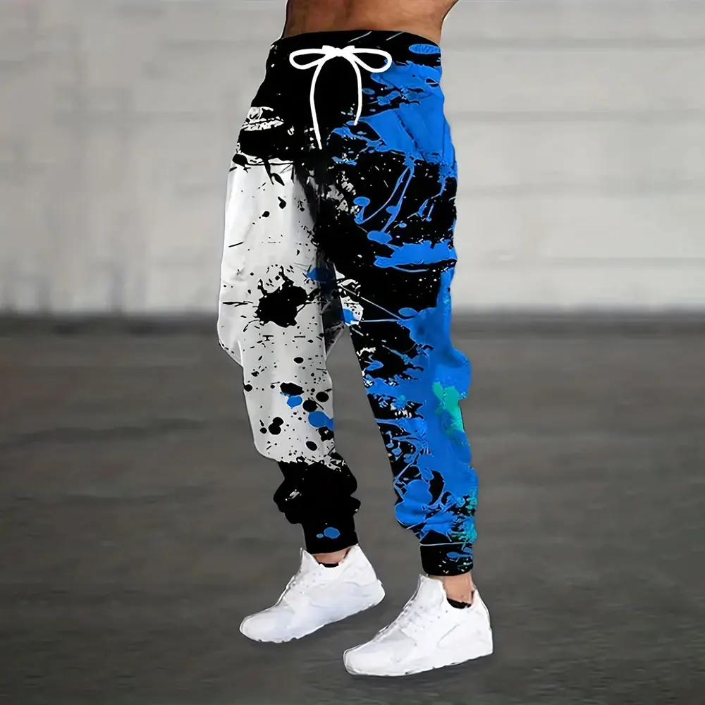 Men's Sweatpants Fashion 3D Tiger Print Sweatpants Men's Loose Casual ...