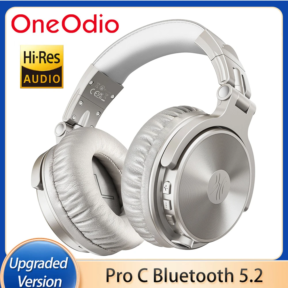 Oneodio Bluetooth 5.2 Wireless Headphones With Microphone 110H PlayTime ...