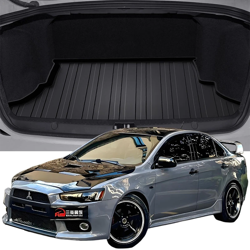 Upgrade TPE Car Rear Trunk Mats Storage Pads Cargo Tray Dustproof ...