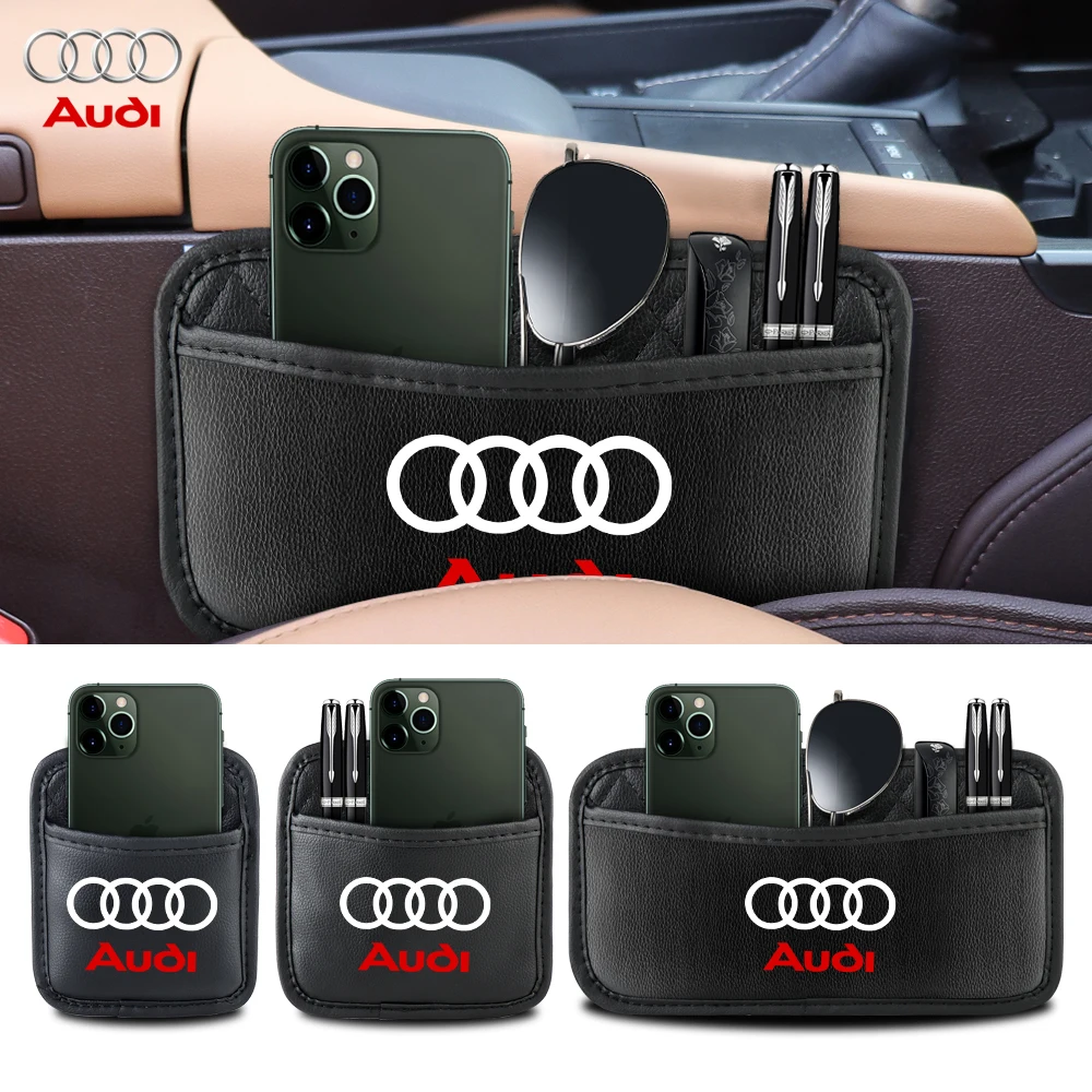 PU-Leather-Car-Door-Storage-Box-Auto-Seat-Back-Organizer-Bags-for-Audi ...