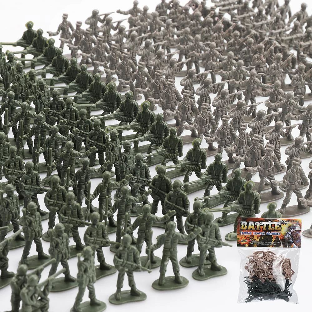 Military Action Figures 1/72 | Military Plastic Soldiers | Green Army ...