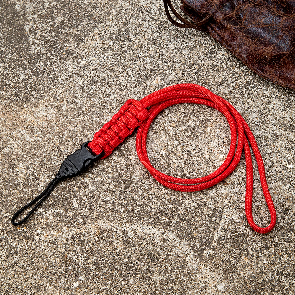 MKENDN 50CM Nylon Paracord keychain Mobile Phone Neck Straps Keychains ...