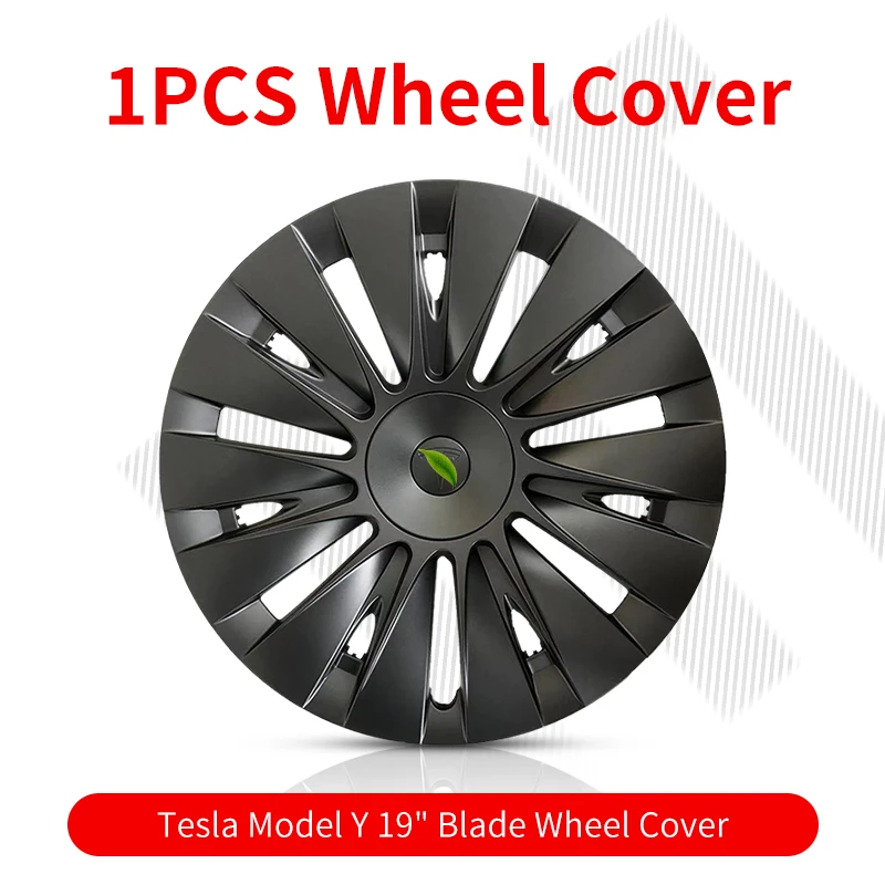 1pcs Model Y 19 Inch Blade Wheel Cover Hubcaps For Tesla - Hub Caps ...