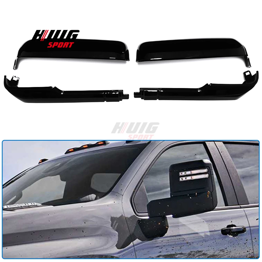 For-GMC-Sierra-2500-3500-HD-2020-Exterior-Car-Side-Wing-Rear-View ...
