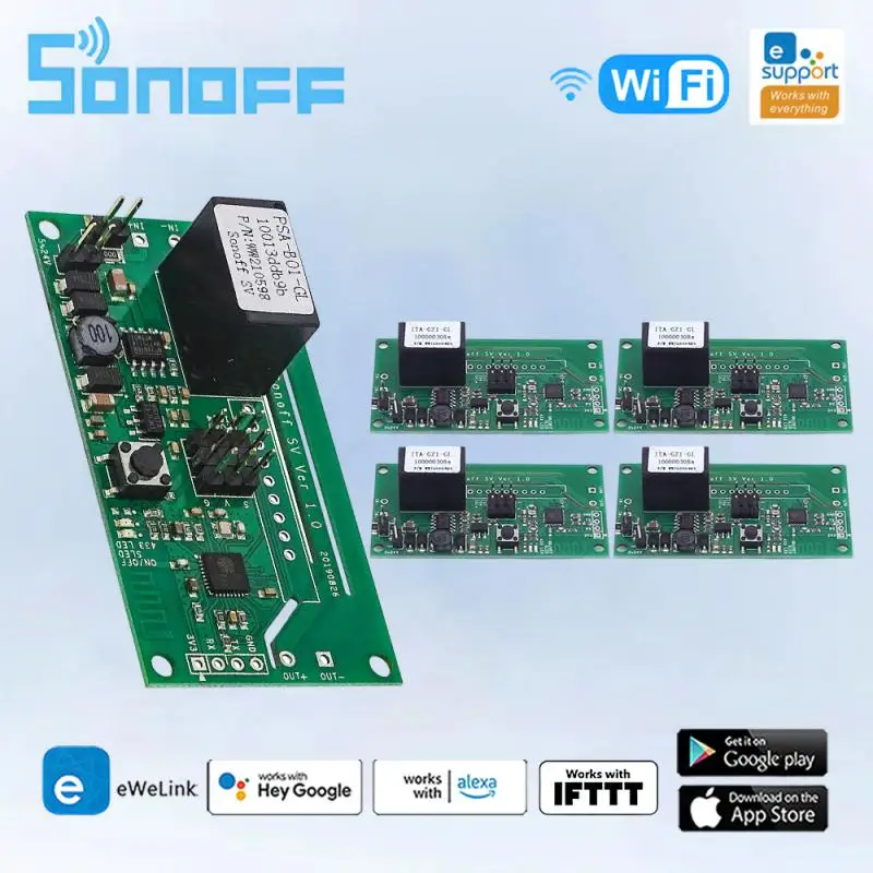 SONOFF-SV-Wifi-Smart-Switch-Safe-Voltage-5-24V-Wireless-Smart-Home ...