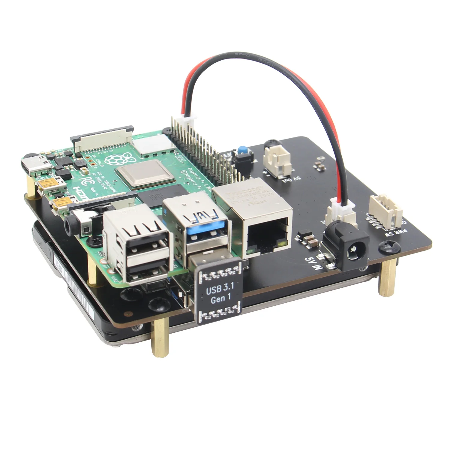 Raspberry-Pi-SATA-HDD-Shield-Placa-de-Expans-o-de-Armazenamento-para ...