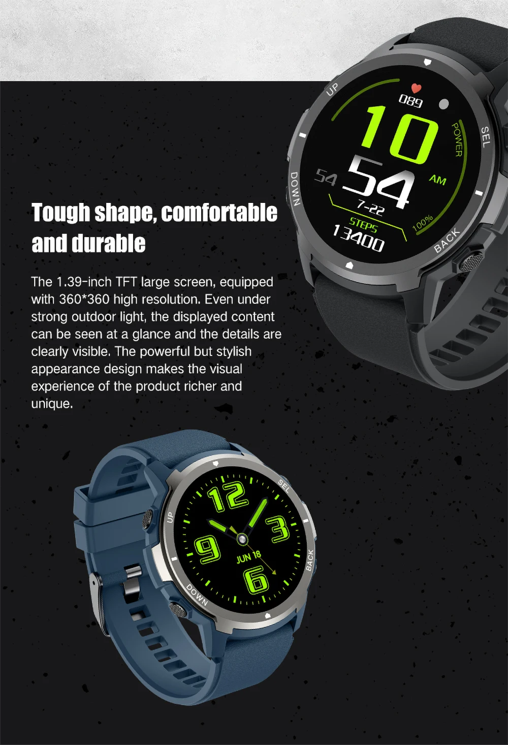 2025 Smartwatch Fitness Tracker Multifunction Bluetooth Call 4 Buttons ...
