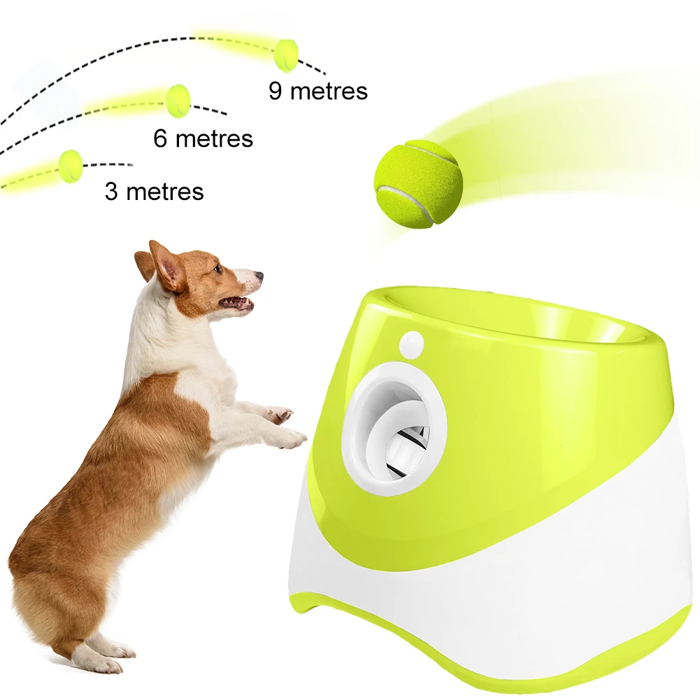 Automatic-Dog-Ball-Launcher-Dog-Tennis-Launcher-Fun-Interactive-Throw ...