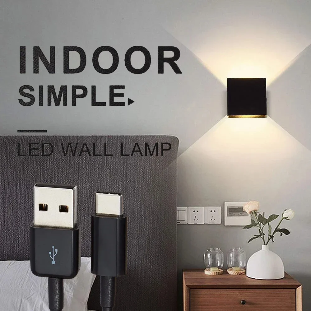 Dimmable-Touch-Wall-Lamp-Modern-USB-C-Rechargeable-Wall-Light-Sconce ...