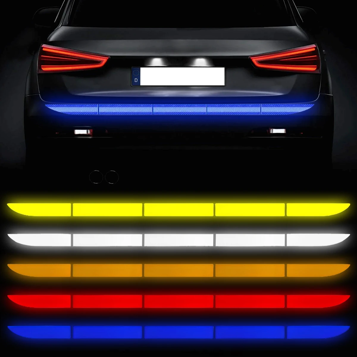 Car-Reflective-Stripes-Warning-Sticker-Tape-Auto-Rear-Warning ...