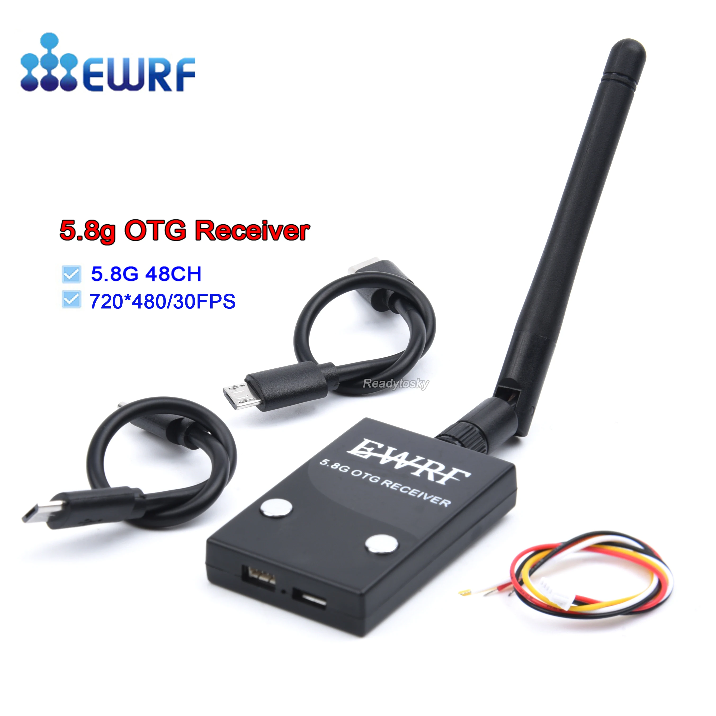 EWRF-5-8G-OTG-Receiver-48CH-720-480-Ready-To-Use-FPV-UVC-Receiver-Video ...