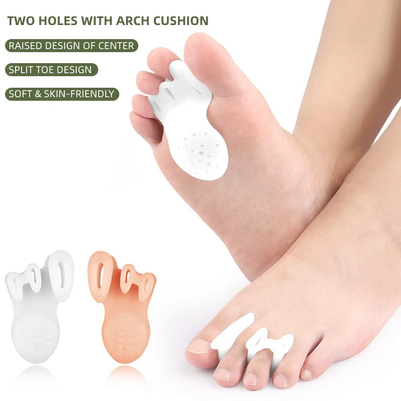 1Pair-Silicone-Toe-Spreader-Separators-Bunion-Hallux-Valgus-Protection ...