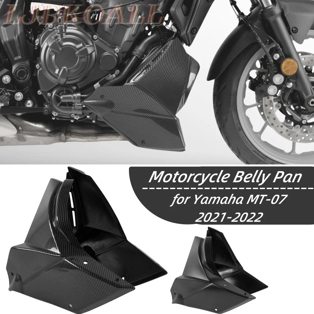 Mt07 Fz07 Fz Mt 07 Motorcycle Belly Pan Engine Spoiler Side Fairing ...