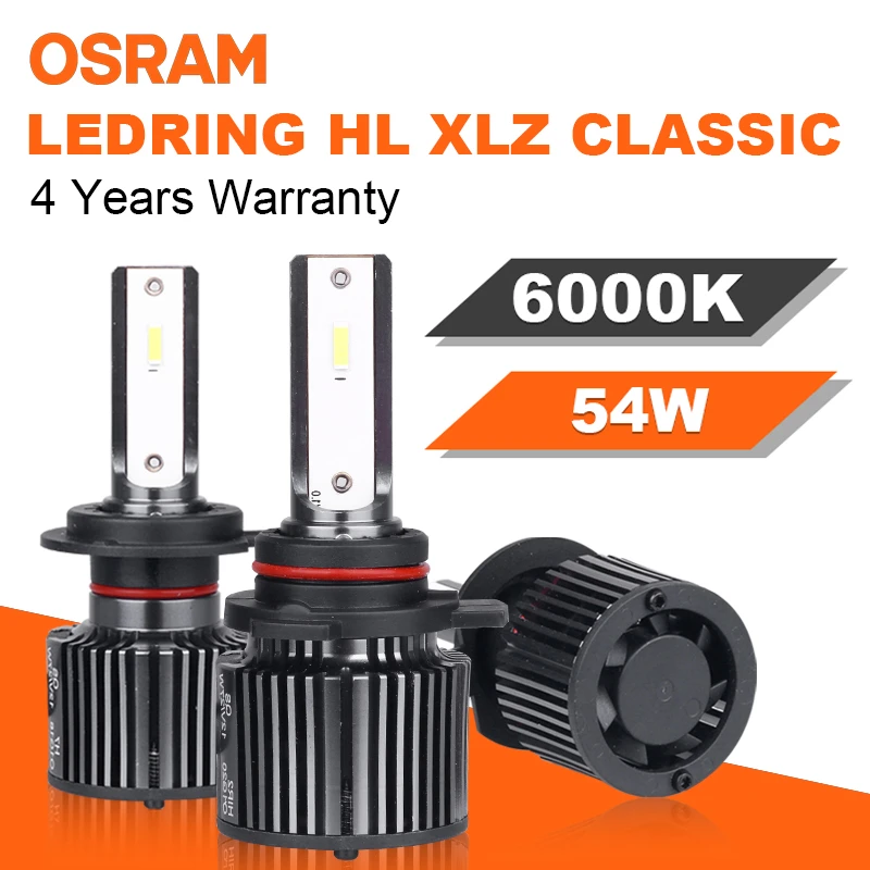 Osram Led H4 Headlight Car Bulb 9012 Hir2 Hb2 H11 H7 Led Lamp 12v 6000k ...