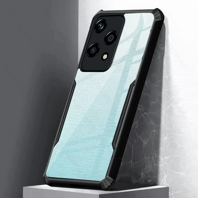 Clear-Acrylic-Back-Cover-For-Honor-200-Lite-200Lite-Light-5G-Case-TPU ...