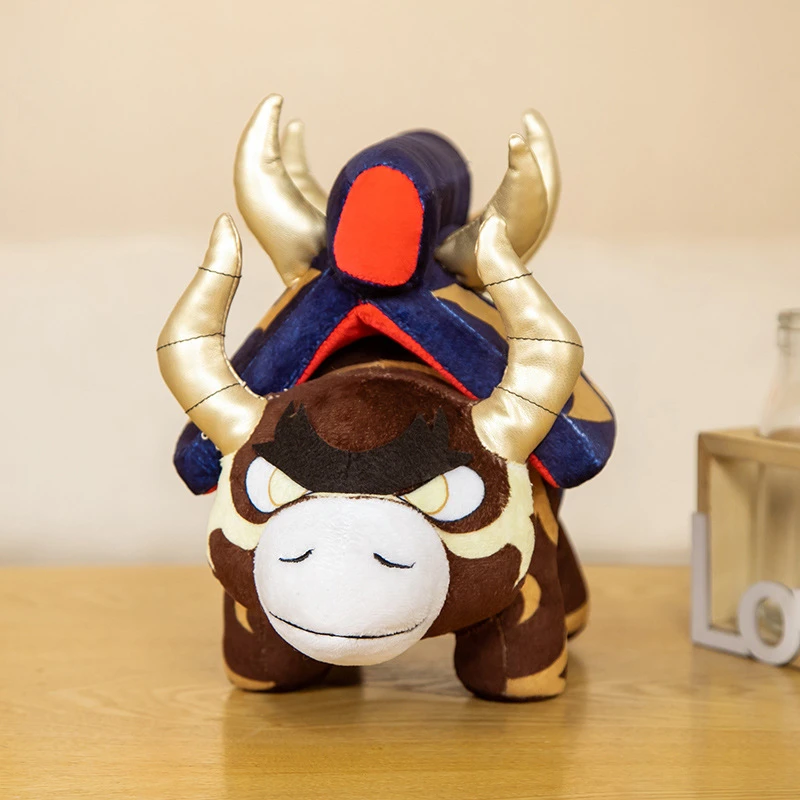30cm Game Genshin Impact Ushi Doll Ushio Arataki Itto's Cow Plush Toy ...