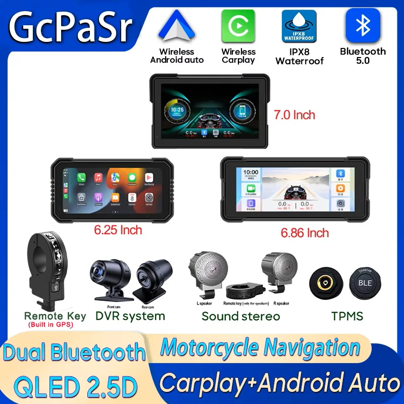 Motorcycle-Navigation-Screen-Wireless-CarPlay-Android-Auto-Motorcycle ...