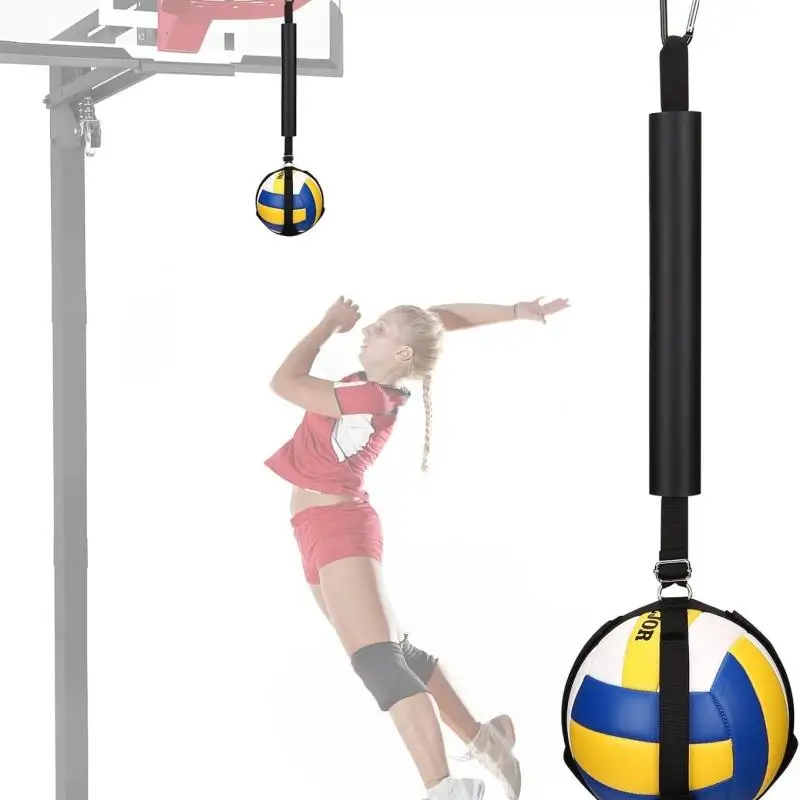 Black Volleyball Jumping Trainer Adjustable Hanging Height Assisting ...