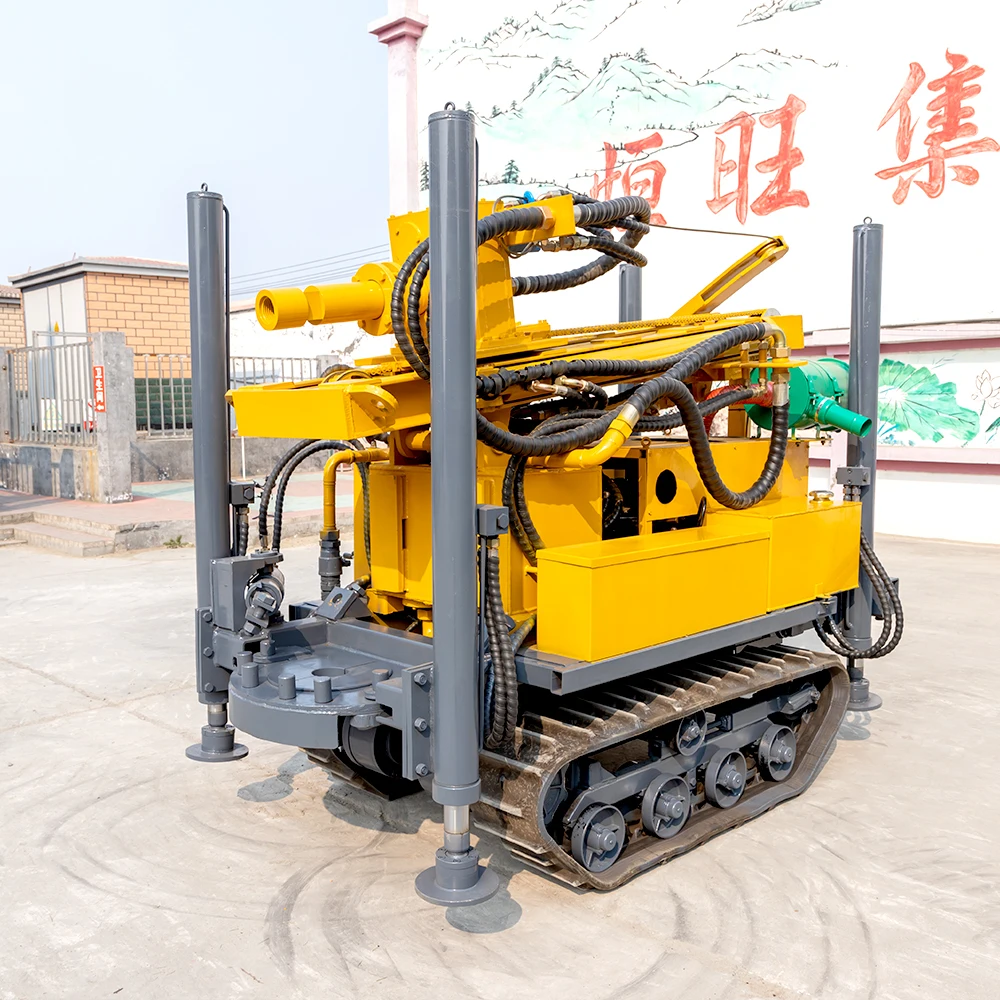 Drill-Puit-Water-Drill-Wells-Machines-Crawler-Mounted-Drilling-Rig-for ...