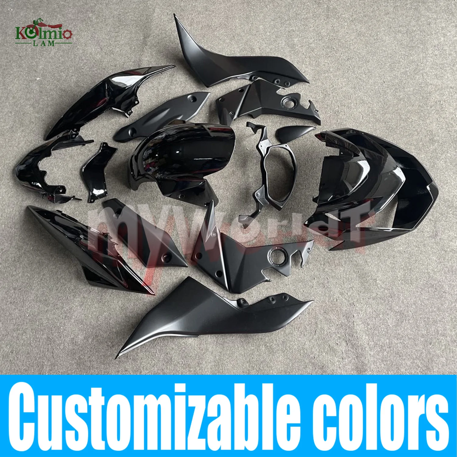 Fit-For-Kawasaki-Z750-2007-2012-Motorcycle-Plastic-Shell-Fairing ...