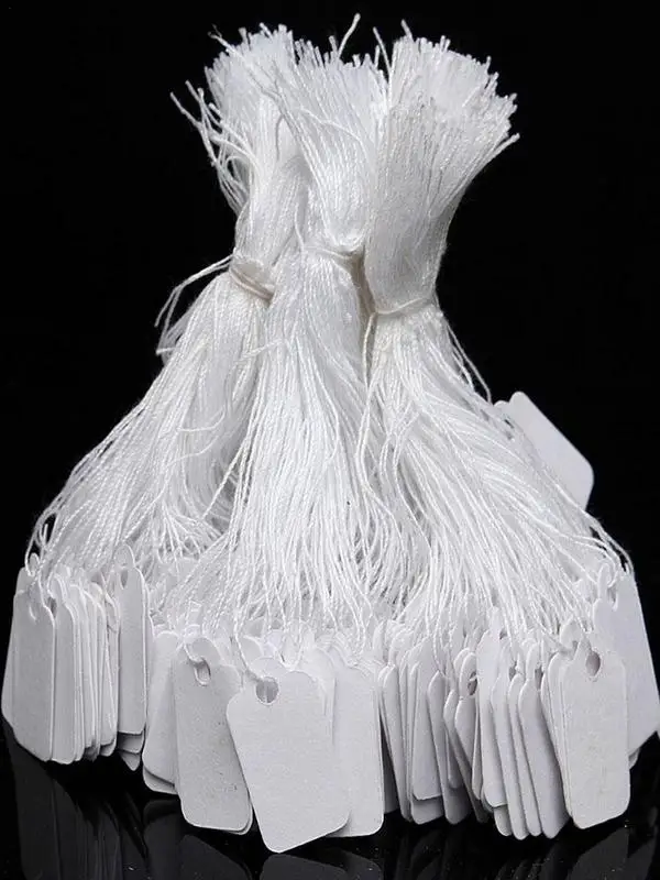 Gold Silver Price Label Tags String Tie Watch Jewelry Display ...