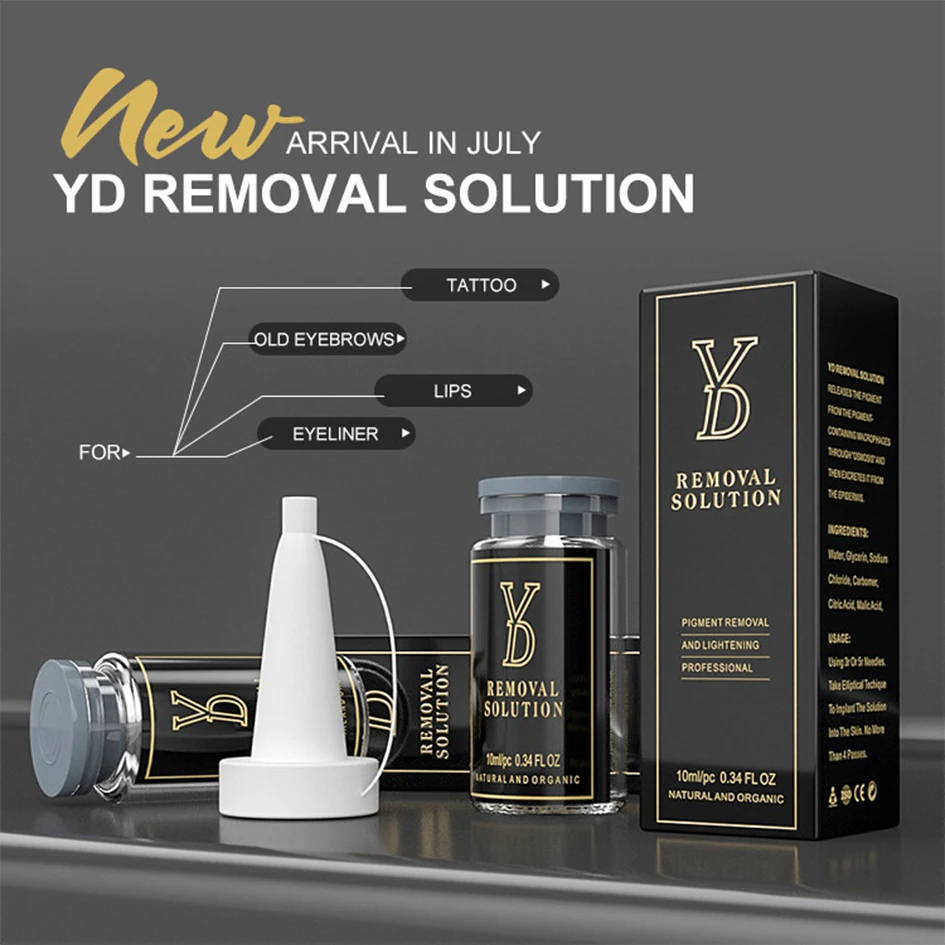 YD-Removal-Solution-10ML-No-Odor-Transparent-Liquid-Tattoo-Cleaning ...