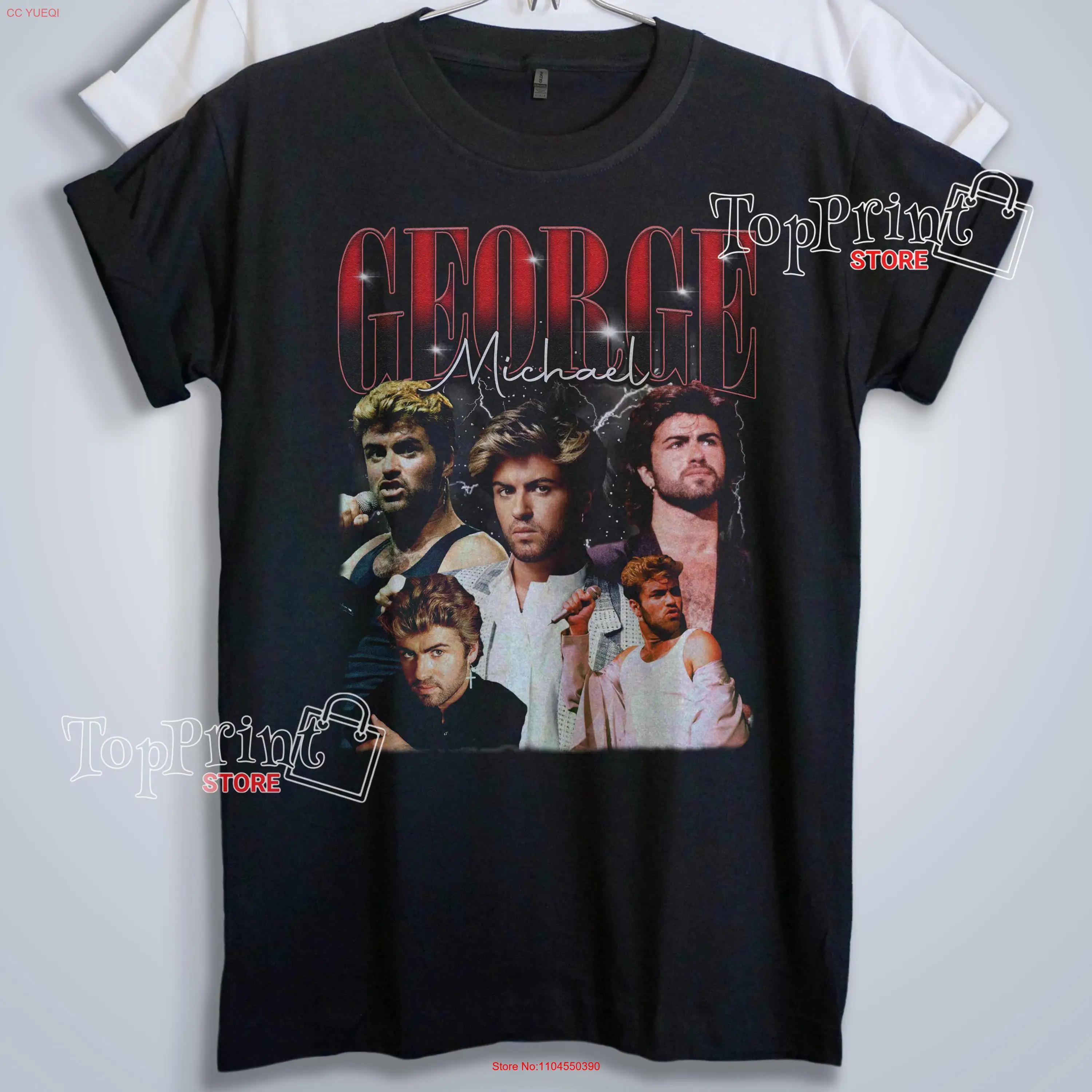 George Michael rétro années 90 t-shirt pull Careless Whisperer Fan ...