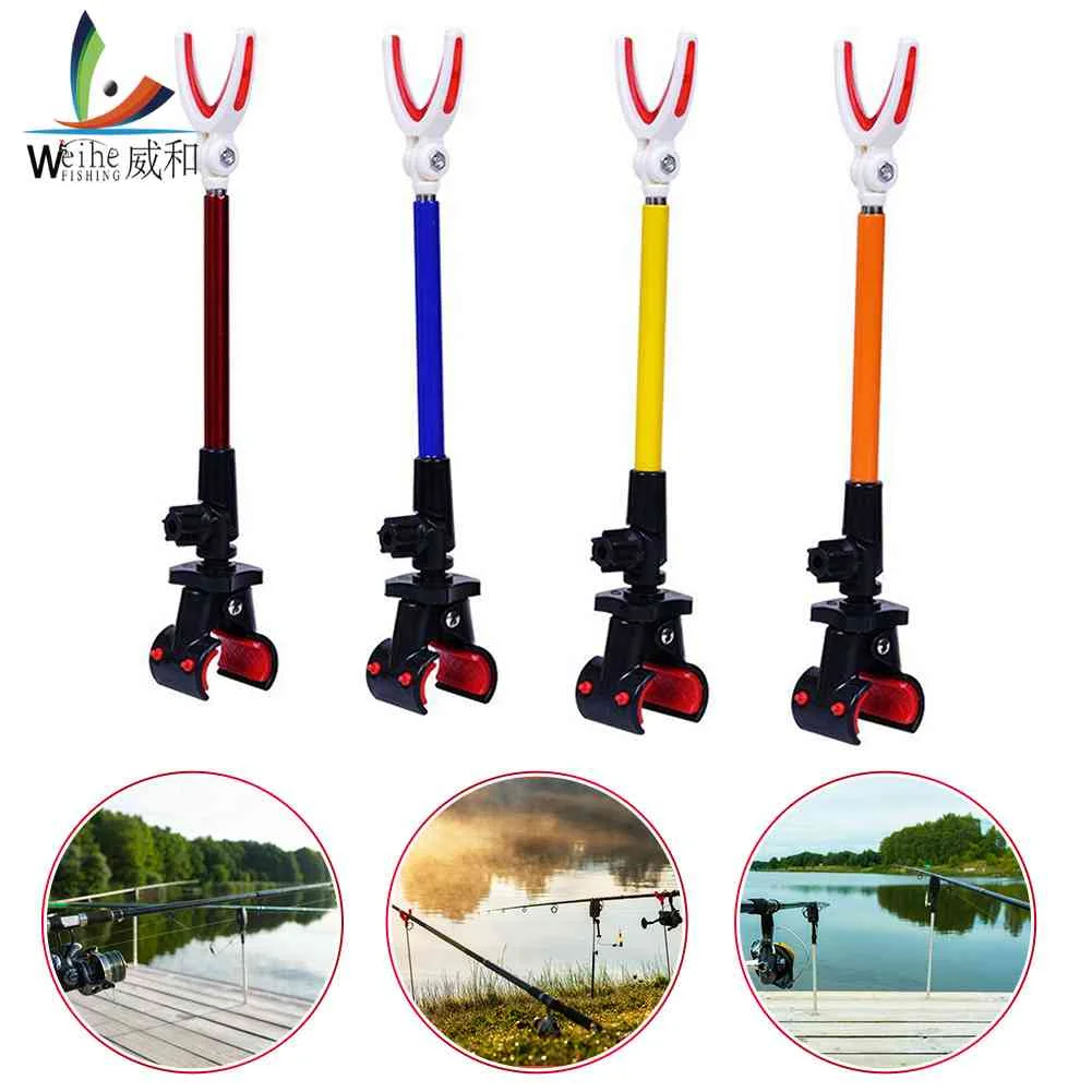 Telescopic Fishing Pole Stand Gear Tools Adjustable Fishing Pole Holder ...