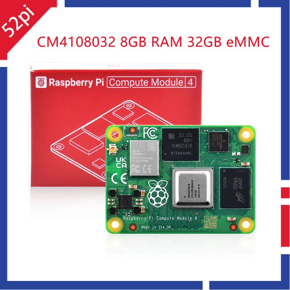 ¡En Stock! Raspberry Pi CM4108032,8GB de RAM, 32GB eMMC, Wi Fi 2,4/5,0 ...