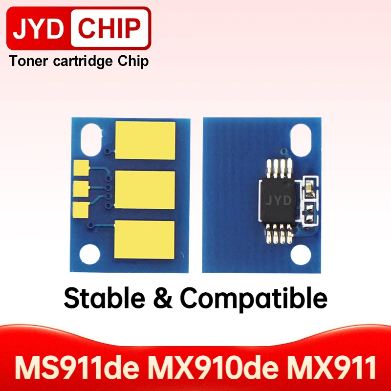 MS911de MX910de Toner Chip MS911 MX910 Cartridge Chip Reset 64G0H00 ...