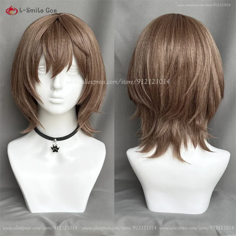 Akechi Goro Cosplay Wig 38cm Brown Wigs For Women P5 CROW Costumes ...