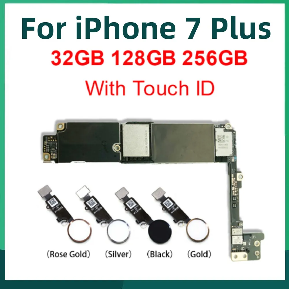 For-Iphone-7-Plus-Motherboard-With-Touch-ID-Mainboard-No-ID-Account ...