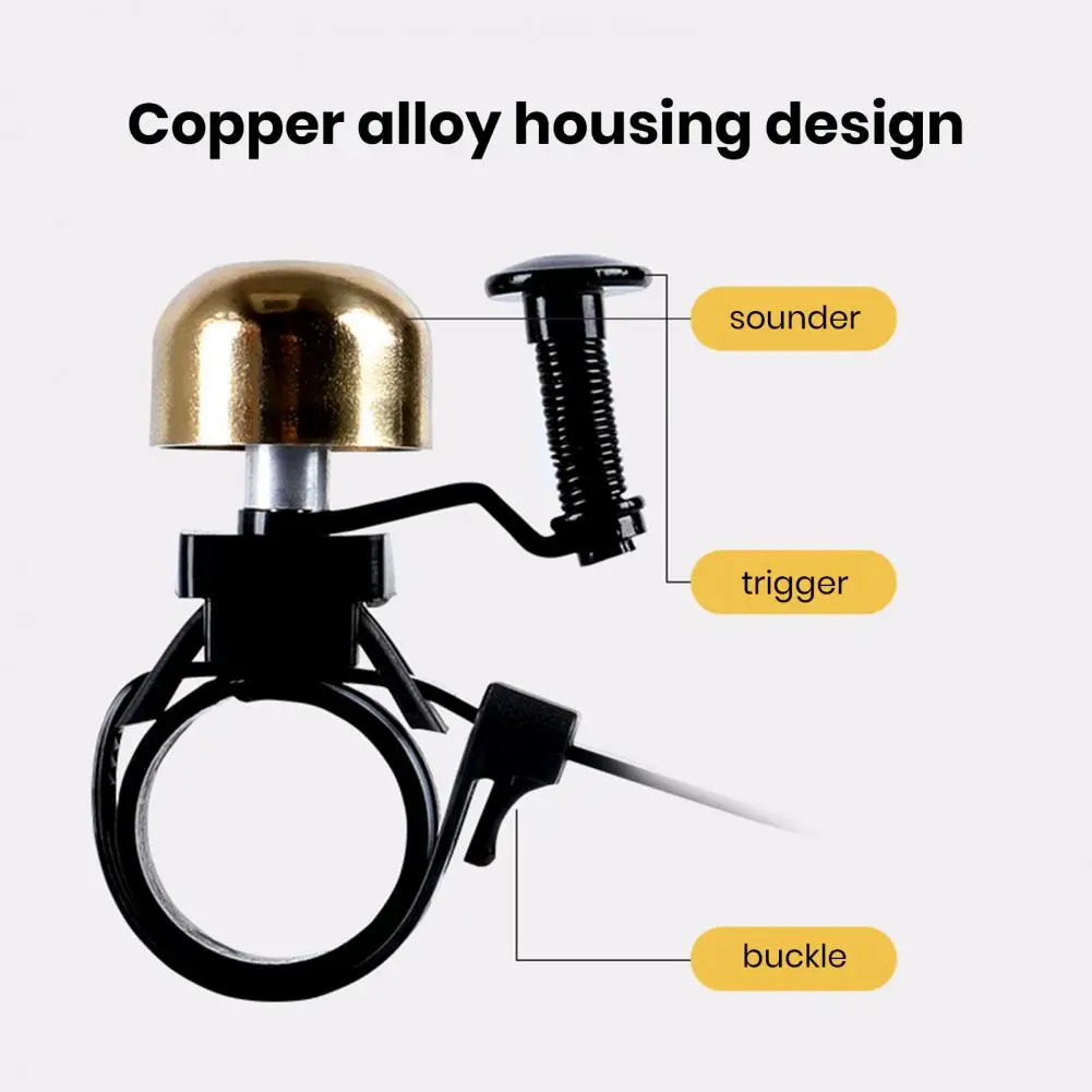 Compact Bike Bell Bicycle Bell Super Loud Mountain Bike Bell with ...
