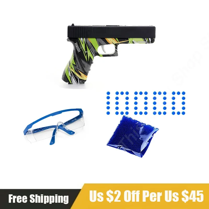 2023-New-Glock-Gel-Blaster-Balls-Guns-Toy-Manual-Paintball-Water-Gun ...