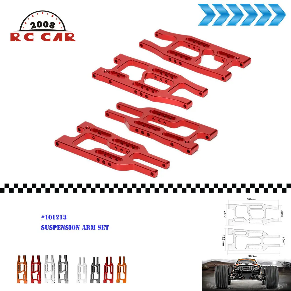 1-10-101213-Aluminum-Front-Or-Rear-Lower-SUSPENSION-ARM-SET-For-RC ...