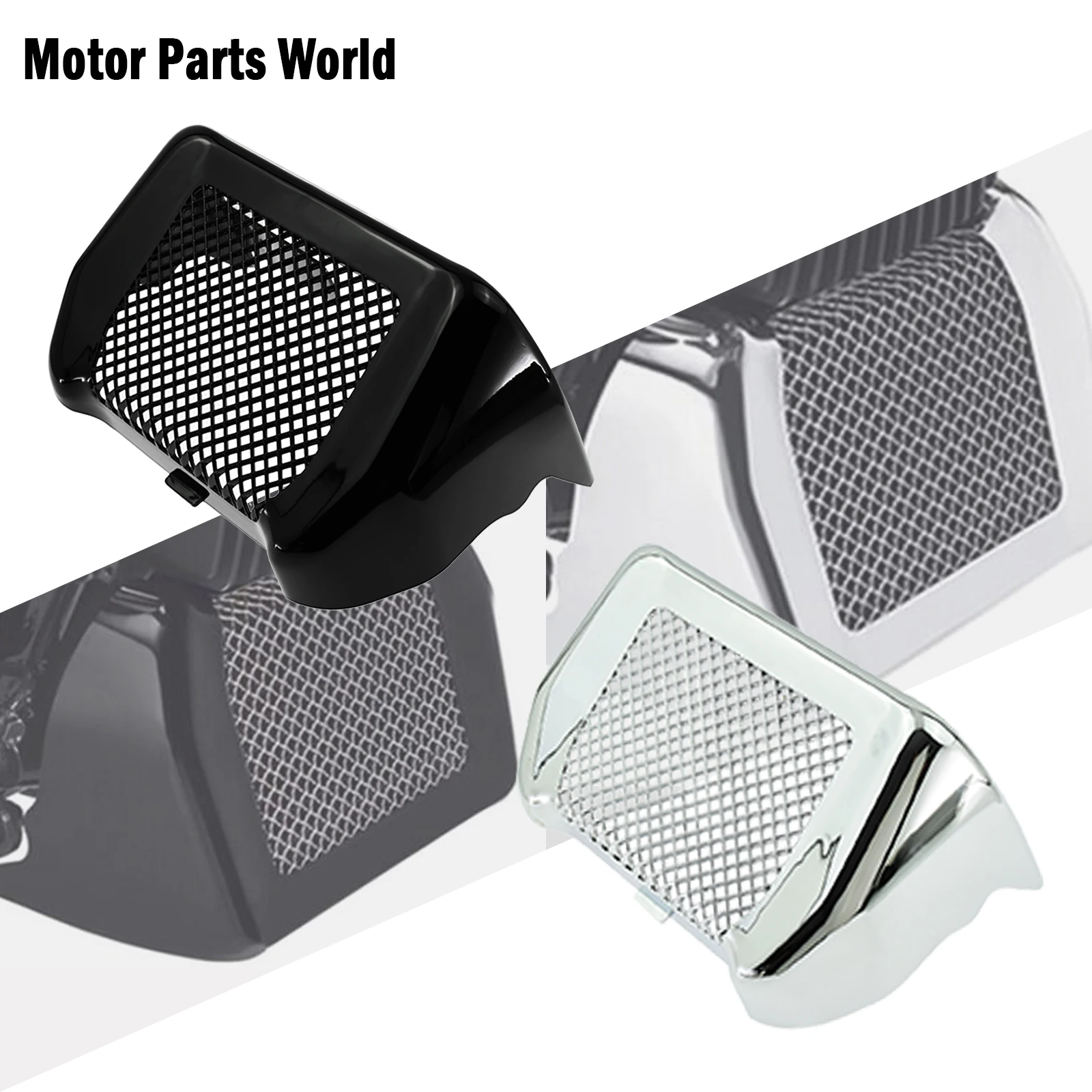Motorcycle Oil Cooler Cover Kit With Bracket For Harley Touring Road ...