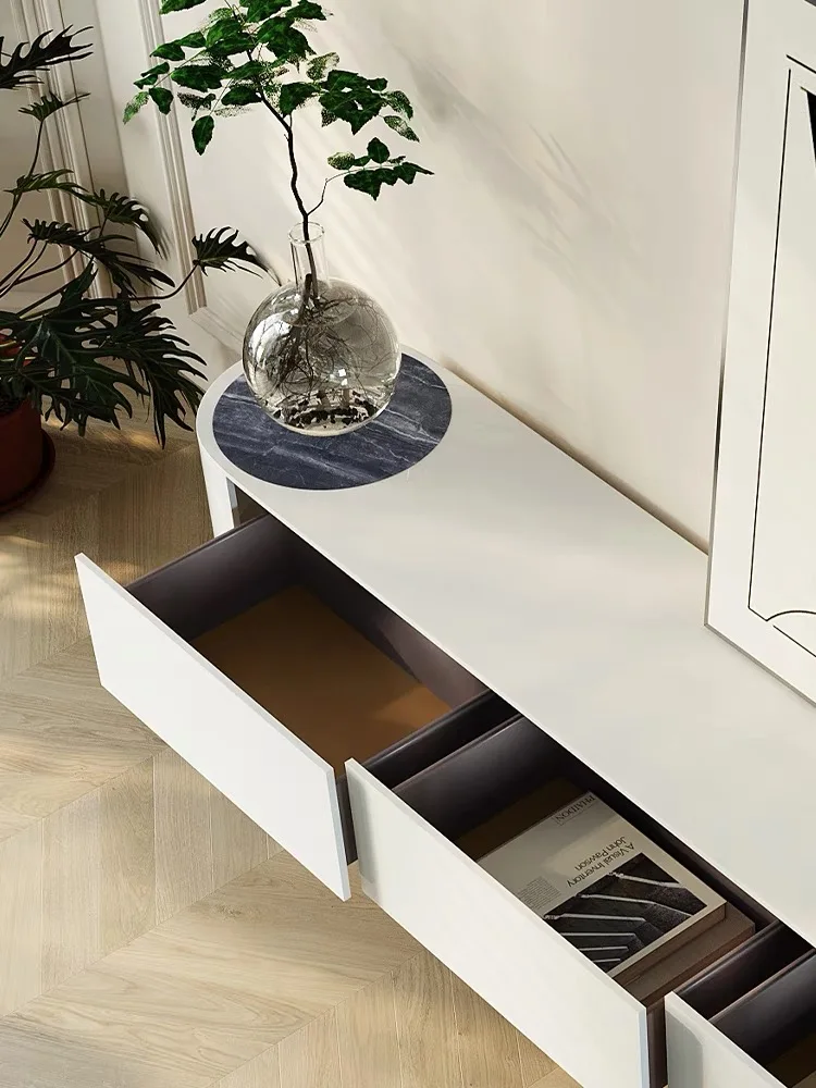 Simplicity Round Corner TV Stand High-end Living Room Center Furniture ...
