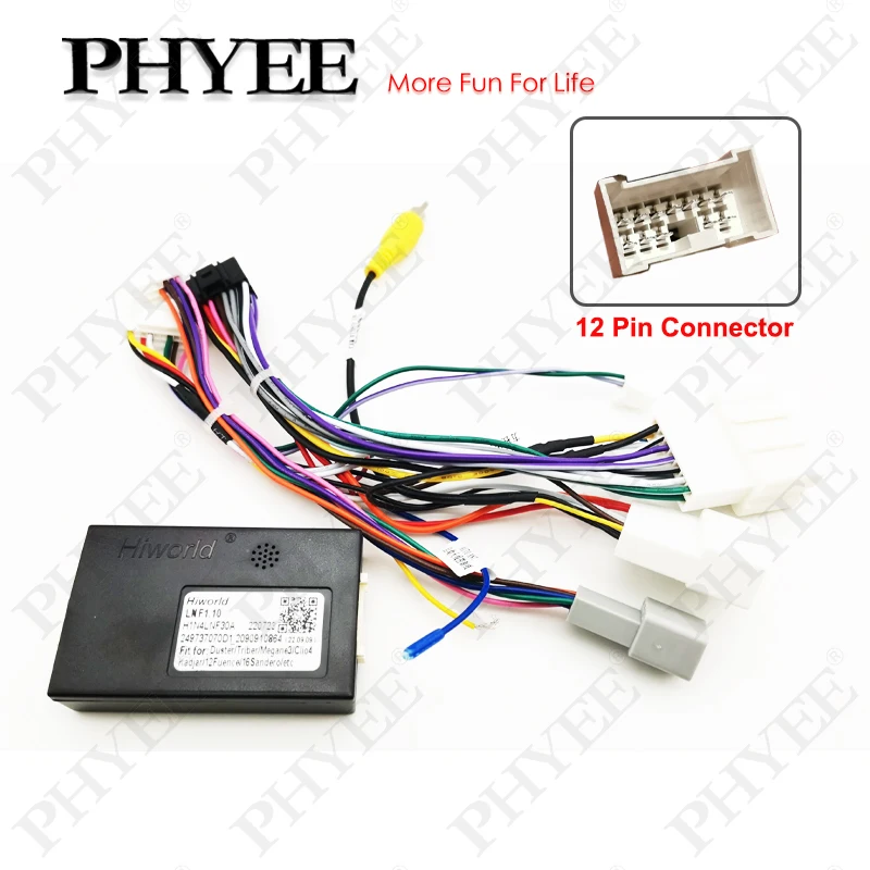 Wiring-Harness-CAN-BUS-Decoder-16-Pin-Plug-Connector-Car-Android-Cable ...