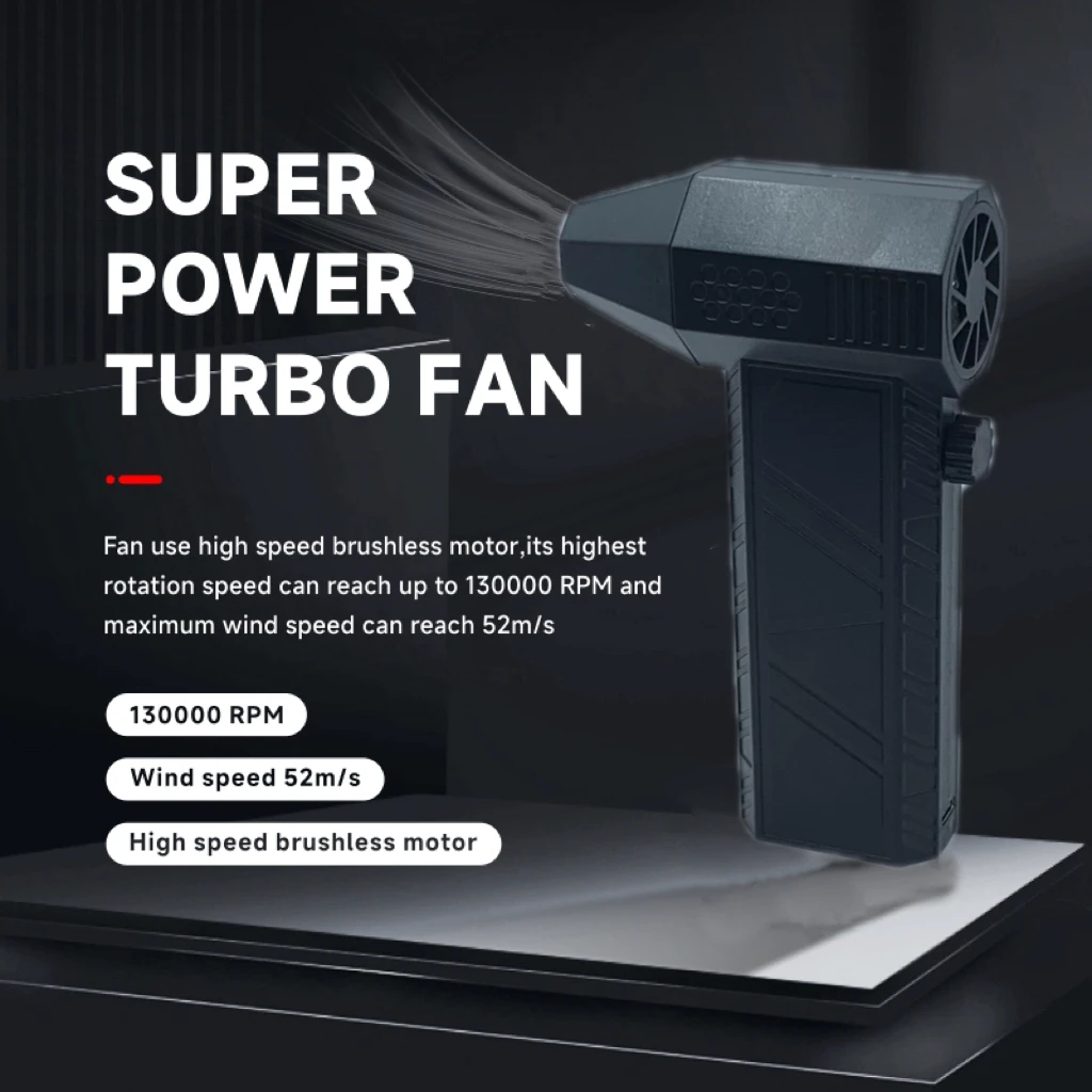 130000RPM Mini Turbo Jet Fan Brushless Motor Wind Speed 52m/s ...