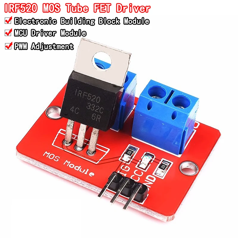 Bot-n-Mosfet-superior-de-0-24V-m-dulo-de-controlador-MOS-IRF520-para ...